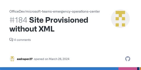 Site Provisioned Without Xml · Issue 184 · Officedevmicrosoft Teams Emergency Operations