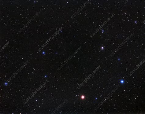 Constellation Of Leo With Planet Mars Stock Image C0124259