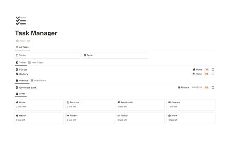 Task Manager By Eazypath Notion Template