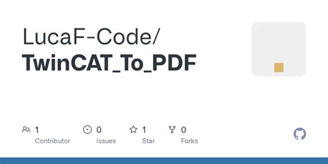 Github Lucaf Code Twincat To Pdf