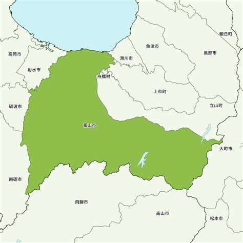 富山県富山市の地図 Map It マップイット