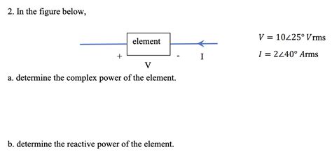 Solved In The Figure Below V VrmsI Arms A Chegg Com