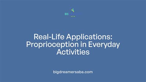 What Is Proprioception And Why Is It Important Big Dreamers Aba