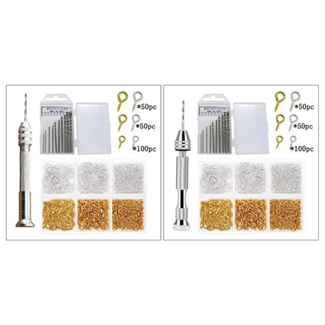 핀 바이스 정밀 핸드 드릴 도구 트위스트 드릴 비트 스크류 아이 핀 1 세트 보석 재료 And 부속품 Aliexpress