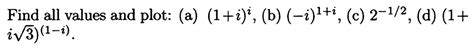 Solved Find all values and plot a i i b i ¹ i Chegg com