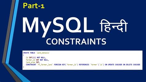 3 mysql constraints not null unique key default create table