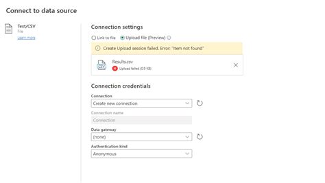 Does Anyone Have Issue Creating Dataflow By Upload Microsoft