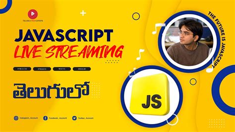 Javascript In Telugu 2024 Javascript Live Youtube