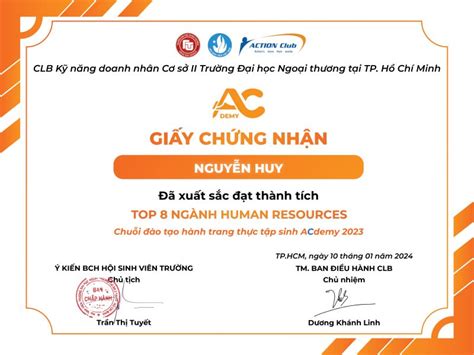 Huy Nguyen On Linkedin Top8 Hr Acdemy
