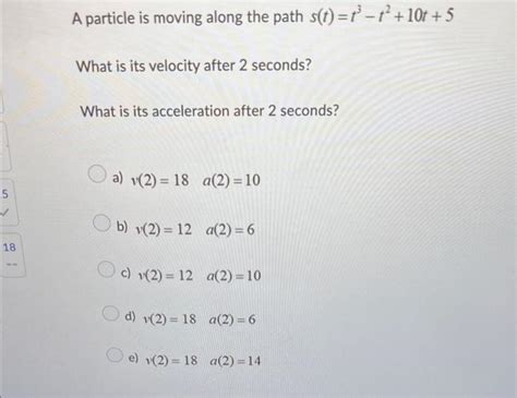 Solved A Particle Is Moving Along The Path S T T T T Chegg
