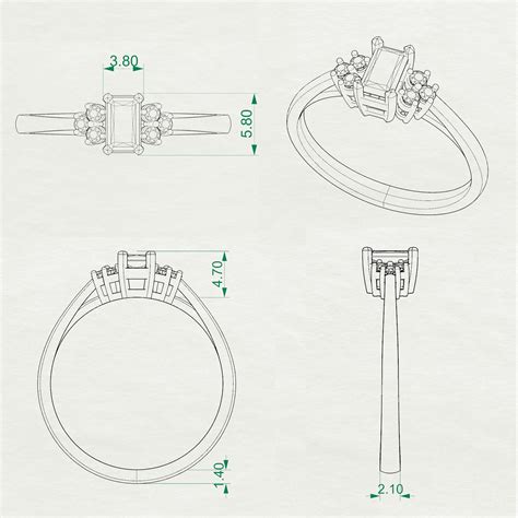 Fr 2 Technical Jewelry Drawing Art Jewelry Design Jewelry Design