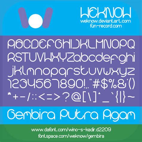 Gembira Font By Weknow By Weknow On Deviantart