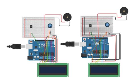 Circuit Design Sensor De Temperatura Tmp Con Pantalla Lcd Tinkercad