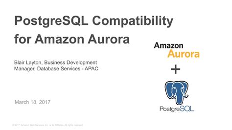 Amazon Aws Aurora Ppt