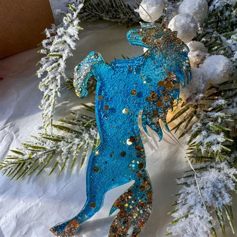 Придбати Набір різдвяних прикрас з епоксидної смоли 016