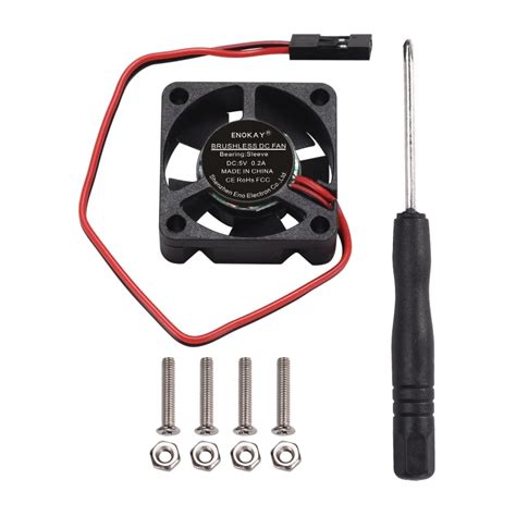 raspberry pi fan pcb pi2 pi3 model b b micro cooling fan 30 x30x7mm with screws brushless dc