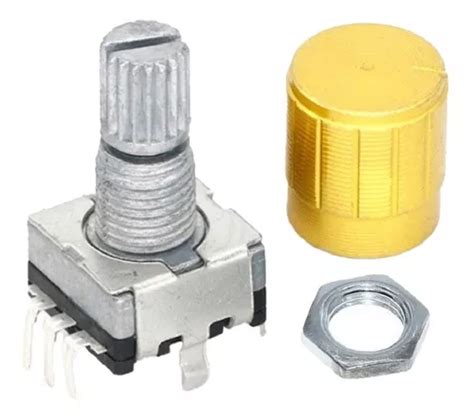 Encoder Rotatorio 20 Posiciones Pulsador 15mm Con Tapa Cuotas Sin Interés