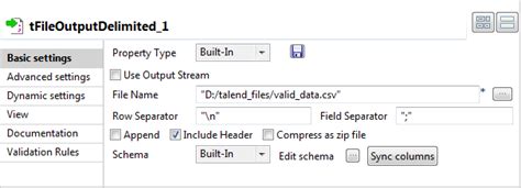 Configuring The Output Components And Viewing The Job Execution Result Data Integration Job