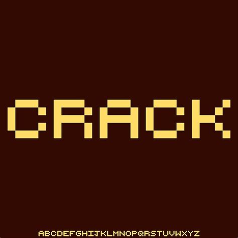 금이 간 텍스처가 있는 굵은 산세리프 표시 글꼴 벡터 프리미엄 벡터