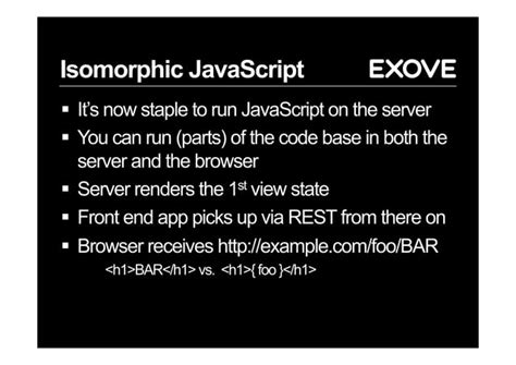 Isomorphic Server Side Rendering With Twig Pdf Web Development