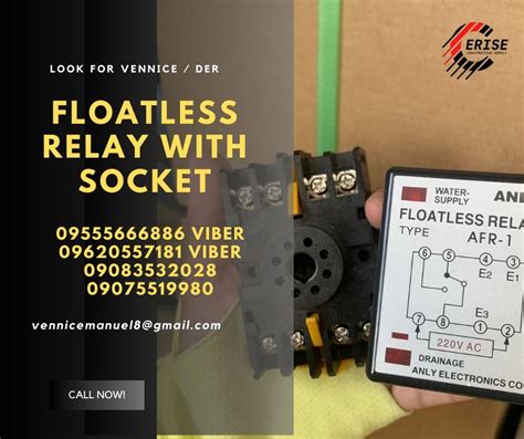 ANLY Floatless Relay With Socket Commercial Industrial Construction Tools Equipment On
