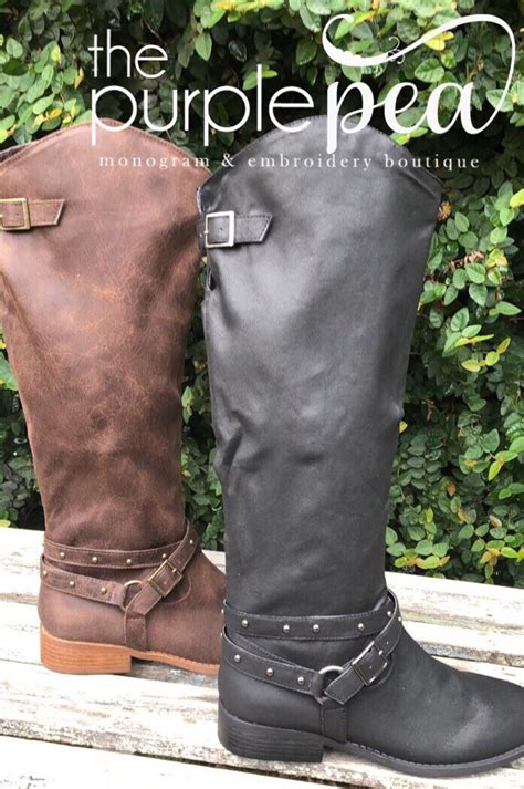 Monogrammed Boots Monogrammed Riding Boots Etsy