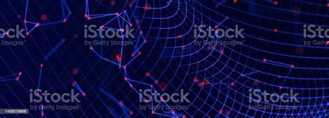 기술 배경 추상적인 디지털 조합 점과 선 네트워크 연결 구조입니다 3d 와이드스크린 0명에 대한 스톡 사진 및 기타 이미지 0명 3차원 형태 가리키기 Istock