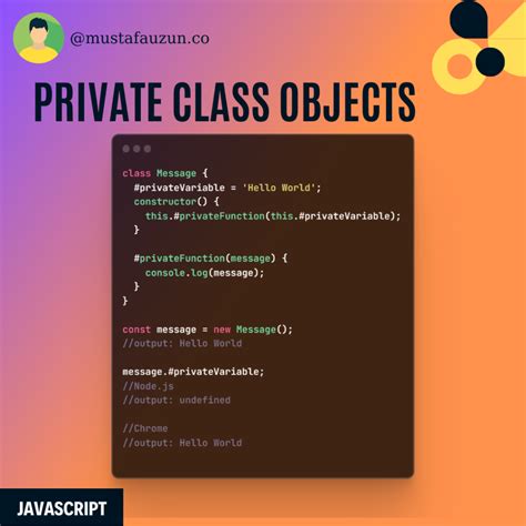 Javascript Private Class Objects Mustafa Ateş Uzun Blog