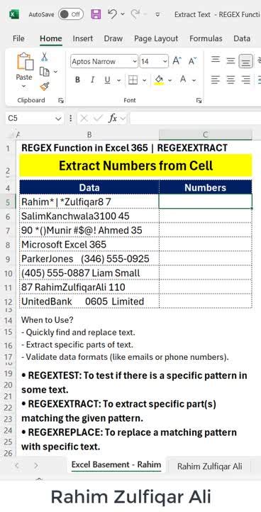 Rahim Zulfiqar Ali On Linkedin Excel