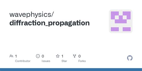 Github Wavephysicsdiffractionpropagation