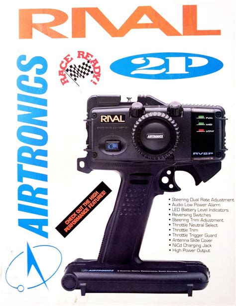Amazon Com Airtronics Rival P RV P Pistol Grip Radio Controller For RC Cars Boats MHz