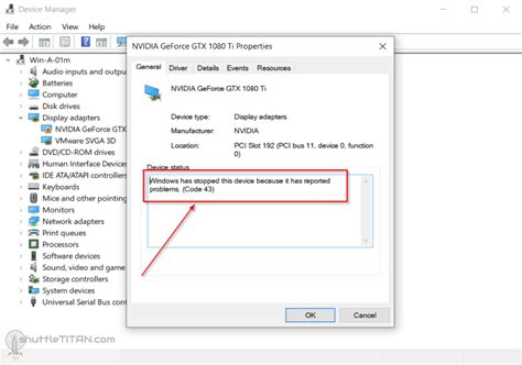 Passthrough Enabled PCI Graphic Card Reports Problems Code In Windows OS Guest VM