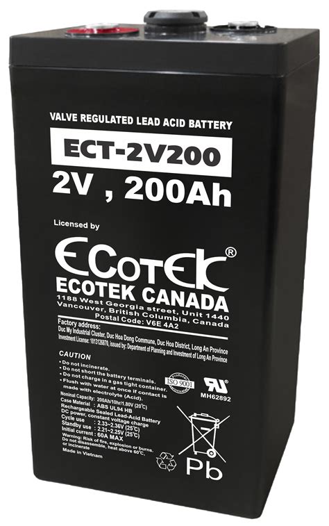 Ắc quy ECOTEK ECT V V AH