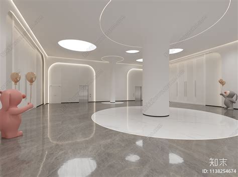 现代酒店走廊3d模型下载【id1138254674】知末3d模型网
