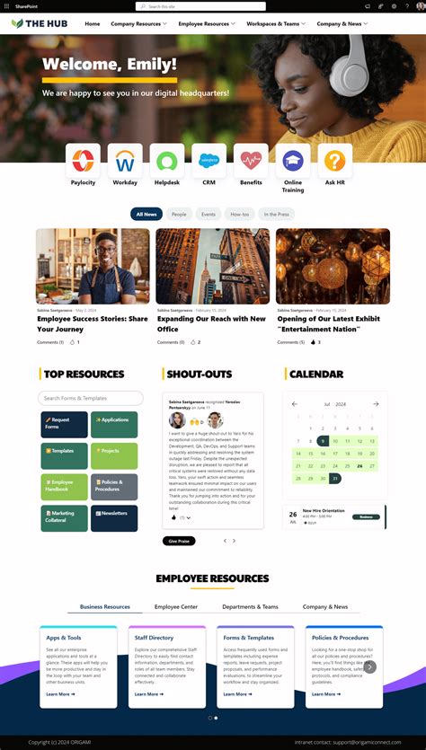 Best 12 25 Great Examples Of Sharepoint Intranet In Microsoft 365 Artofit