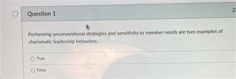 Solved Performing Unconventional Strategies And Sensitivity