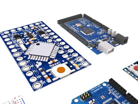 Arduino Collection 3D Model 59 3ds Max Unknown Obj Dae W3d