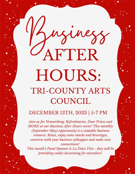 Next Goacc Business After Hours Scheduled For Dec 13 Olean Times Herald