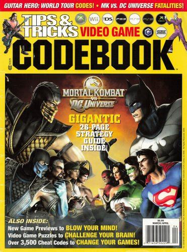 Tips And Tricks Video Game Codebook Volume 16 Issue 02 March April 2009 Tips And Tricks Video