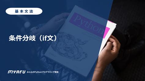 入門Pythonのif文とは条件分岐の書き方を基本から解説