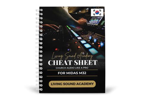 Shop Midas M32 Cheat Sheet KR Living Sound Academy