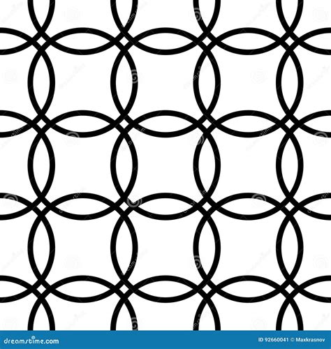 Seamless Grid Pattern Stock Vector Illustration Of Modern 92660041