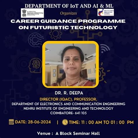 Department Of Aiml And Iot Nehru Arts And Science College In Coimbatore