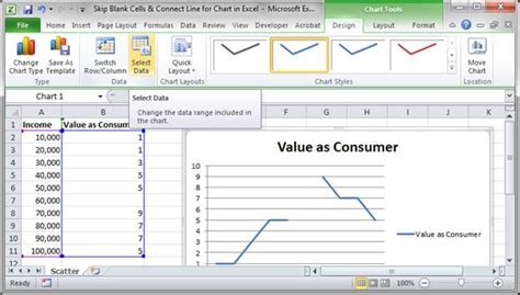 Connect The Line For A Chart In Excel And Skip Blanks TeachExcel