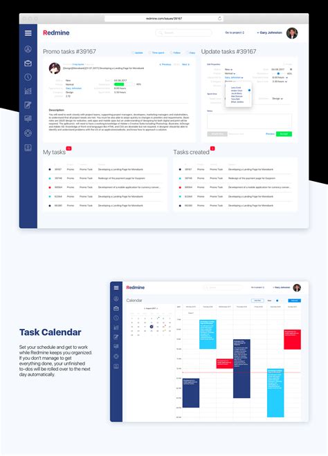 Redmine Project Management Redesign Concept On Behance