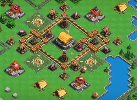 Barbarian Camp Level 1 Layout 2 Clash Titans