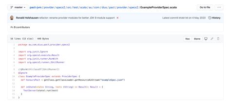 How To Implement A Simple PACT JVM Solution On Existing Scala Code Base