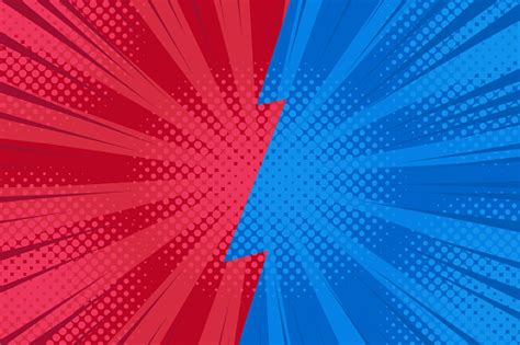 하프톤 광선 그라디언트가있는 팝 아트 코믹 레드 옐로우 배경 복고풍 스타일의 벡터 만화 일러스트레이션 격투기에 대한 스톡 벡터 아트 및 기타 이미지 Istock