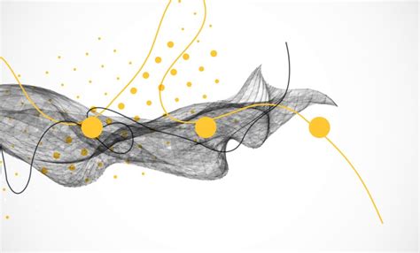 Abstract Art Wireframe Background Modern Science Vector Image