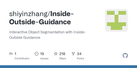 Github Shiyinzhanginside Outside Guidance Interactive Object Segmentation With Inside